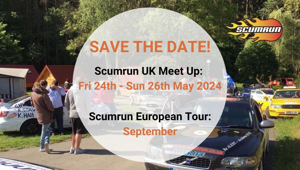 Scumrun 2023 | Fundraiser Rally Previously Scumball 3000